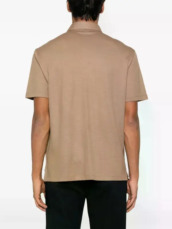 Brioni Logo-embroidered Polo Shirt