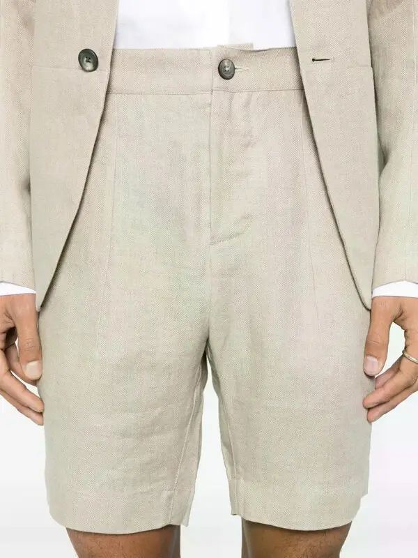 Sease Herringbone Bermuda Shorts