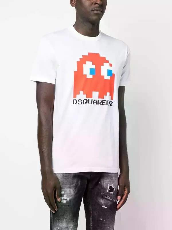Dsquared2 Cartoon-print Cotton T-shirt
