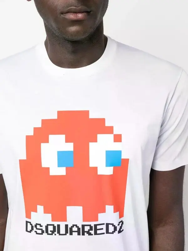 Dsquared2 Cartoon-print Cotton T-shirt