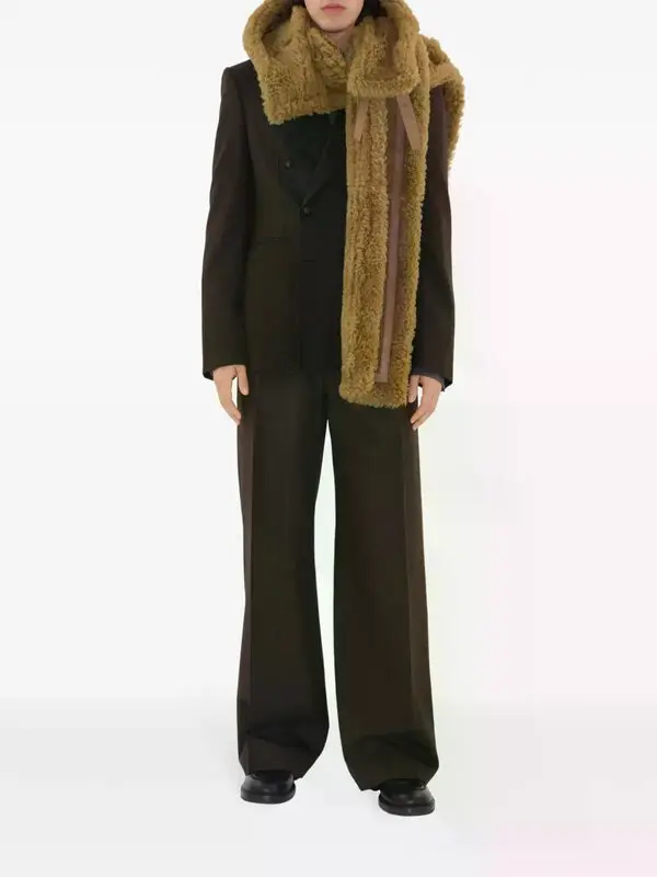 Burberry Hooded Shearling Scarf