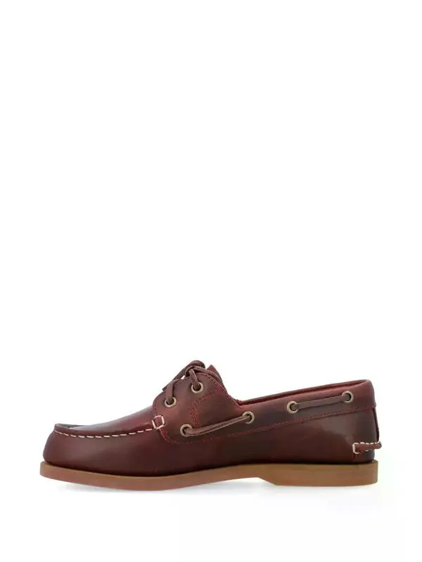 Timberland Stitching Boat Shoes - Brown