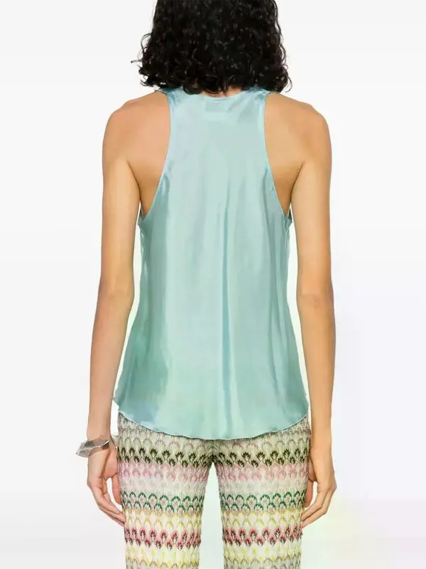 FORTE_FORTE Sleeveless Silk Top