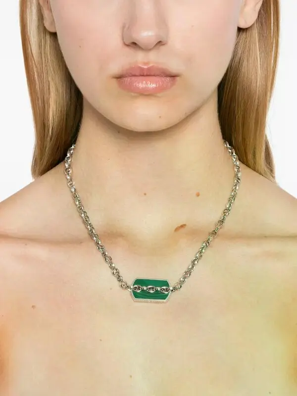 Stephen Webster Inline Razer Tag Necklace