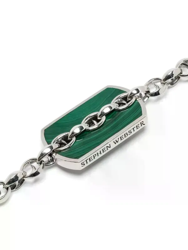 Stephen Webster Inline Razer Tag Necklace