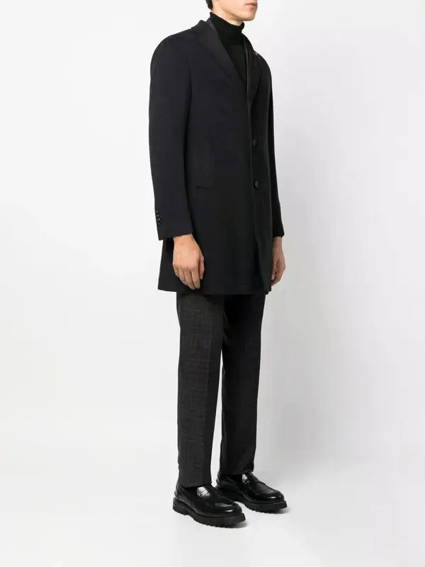 Tagliatore Single-breasted Cashmere Coat