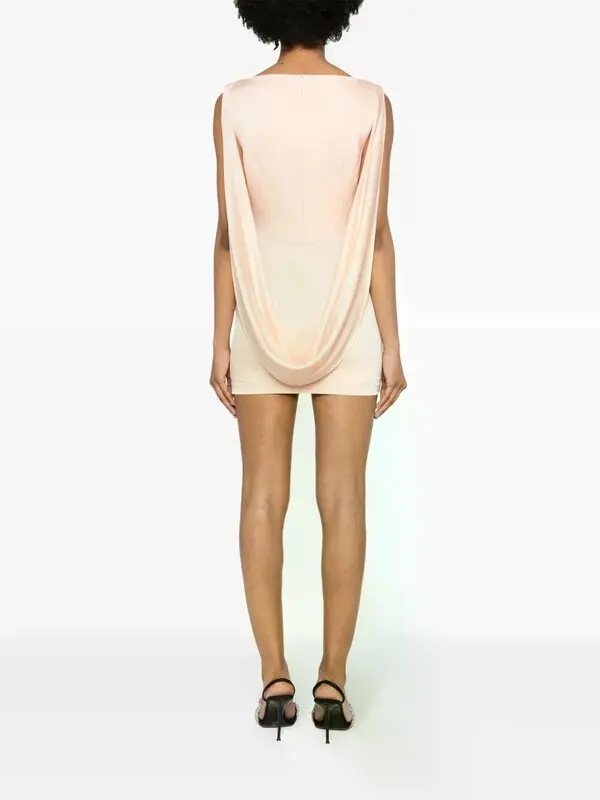 Alex Perry Draped Satin Mini Dress