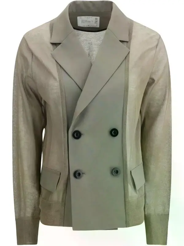 Sacai Double-breasted Blazer