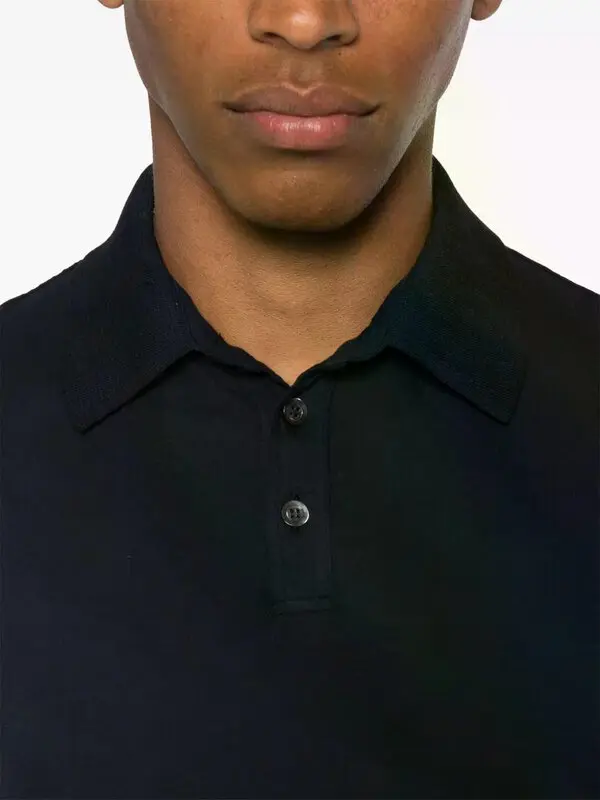 Alpha Studio Short-sleeve Polo Shirt - Blue