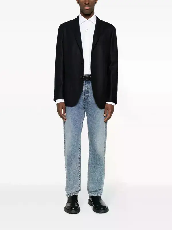 Boglioli Single-breasted Virgin Wool Blazer - Blue