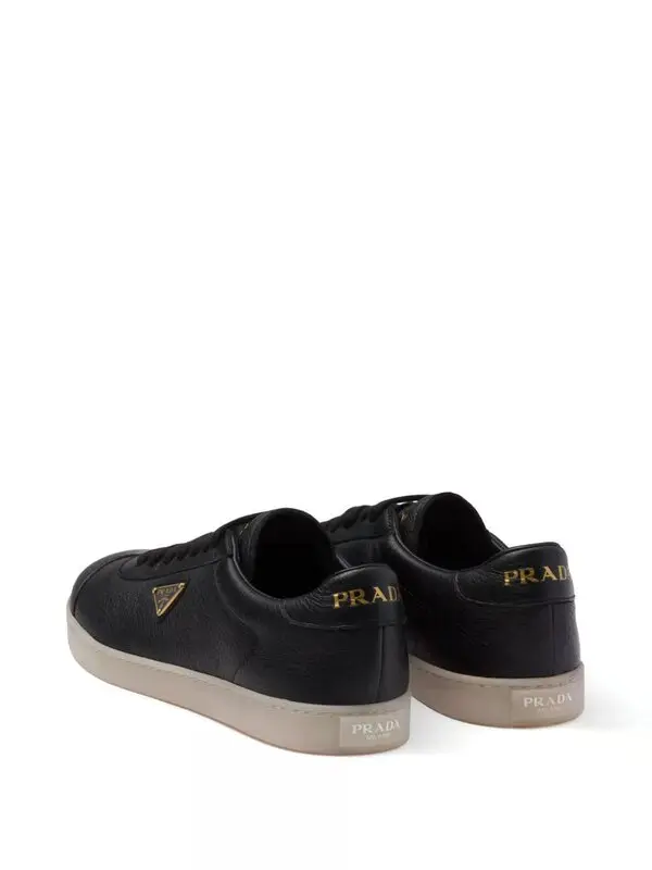 Prada Triangle-logo Leather Sneakers