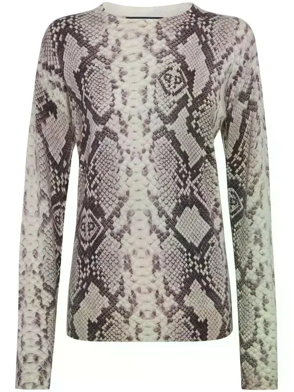 Philipp Plein Pitone Cashmere Sweater - Neutrals