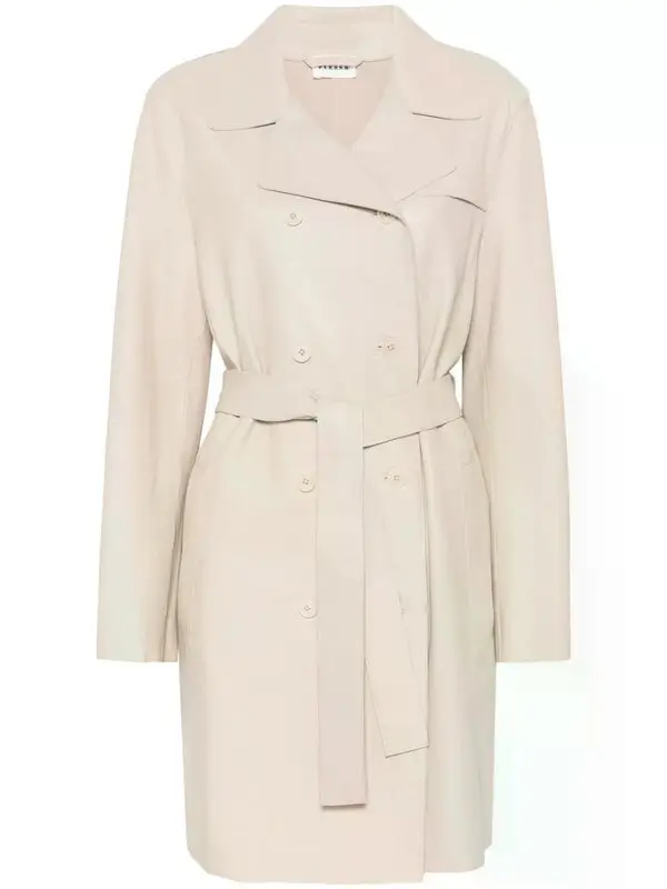 P.a.r.o.s.h Leather Trench Coat
