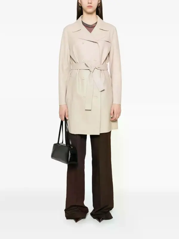 P.a.r.o.s.h Leather Trench Coat