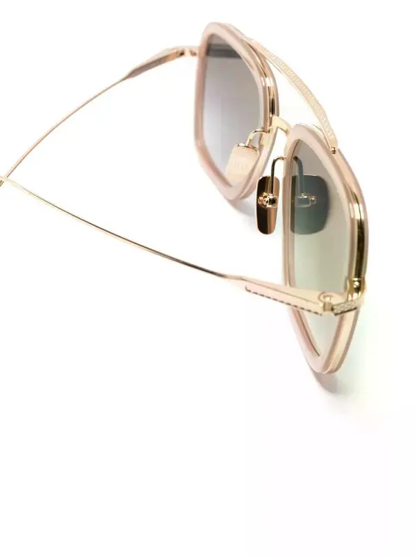 Dita Flight.006 Pilot-frame Sunglasses - Gold