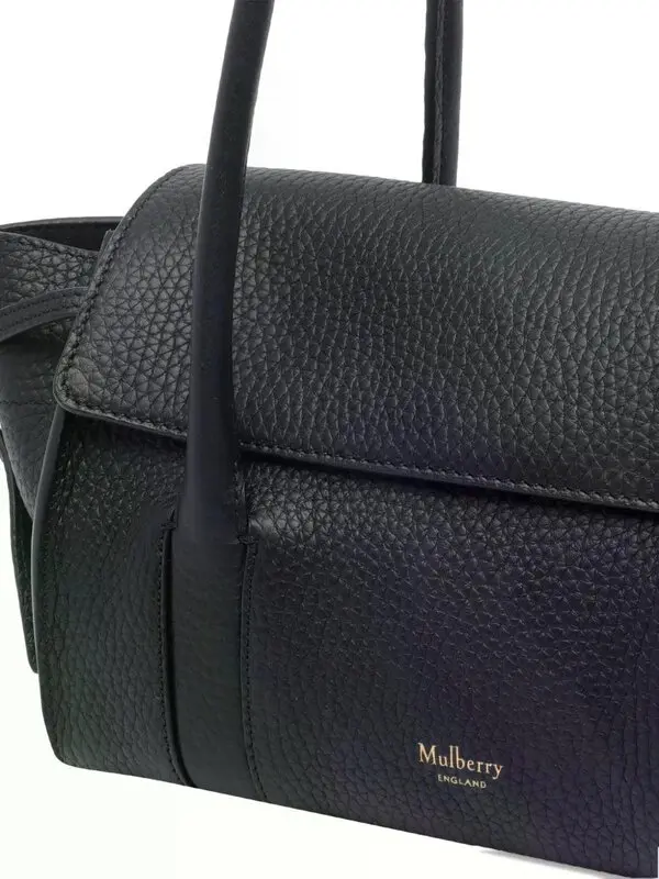 Mulberry Leather Shoulder Bag - Black