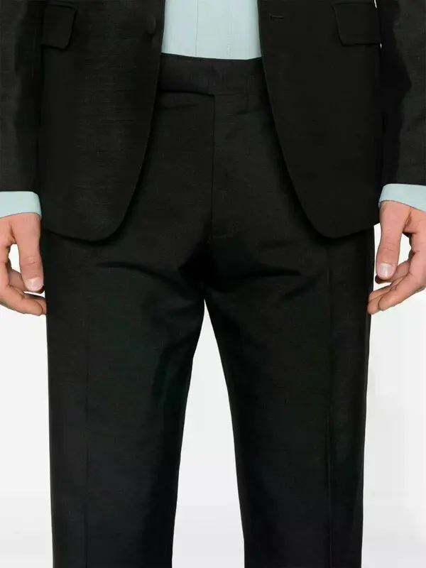 LARDINI Brooch-detail Suit - Black