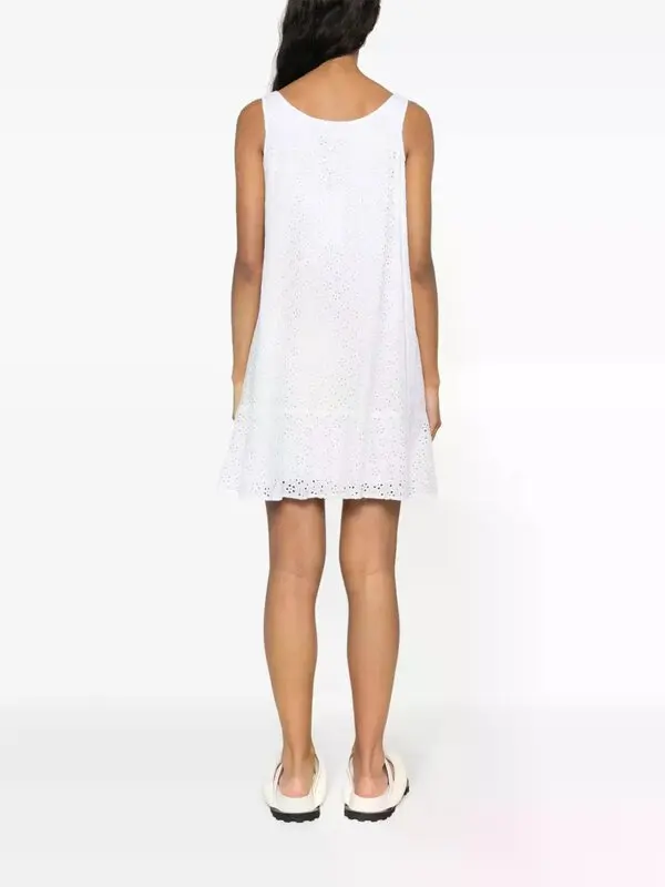 Kenzo Broderie-anglaise Sleeveless Minidress