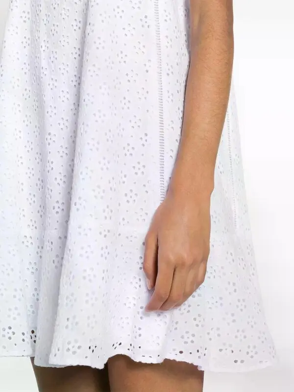 Kenzo Broderie-anglaise Sleeveless Minidress