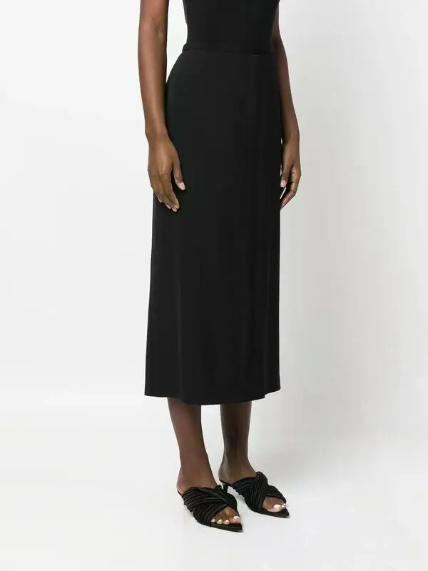 THE ROW High-waisted Midi Skirt