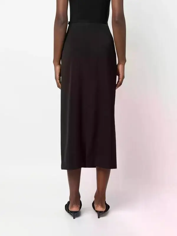 THE ROW High-waisted Midi Skirt