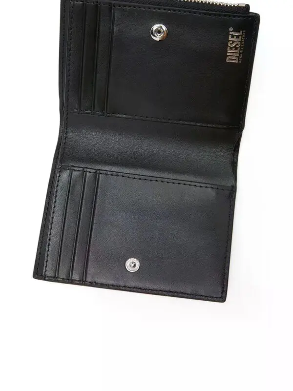 DIESEL® 1dr Leather Wallet - Black