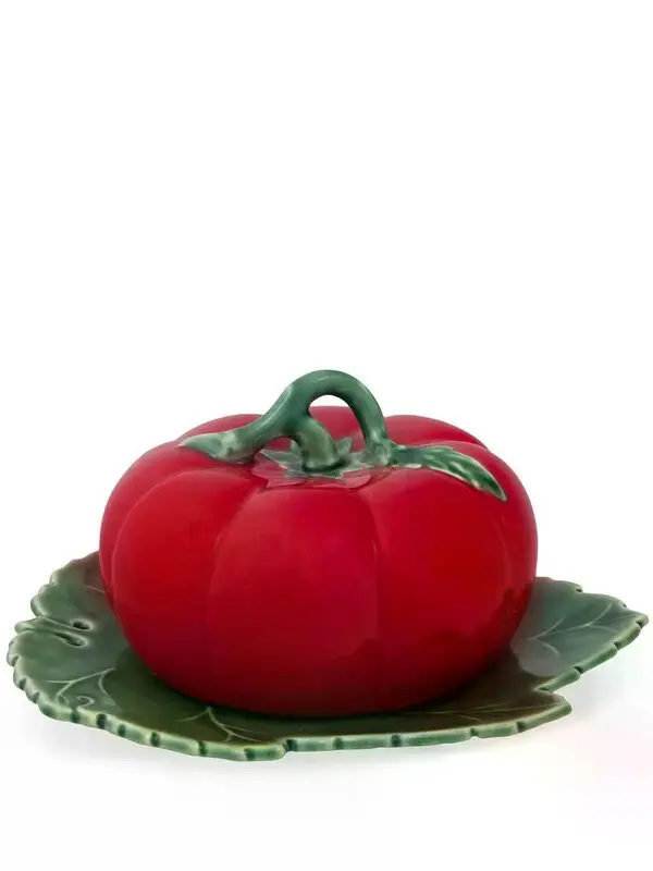 BORDALLO PINHEIRO Tomate' Butter-dish - Red