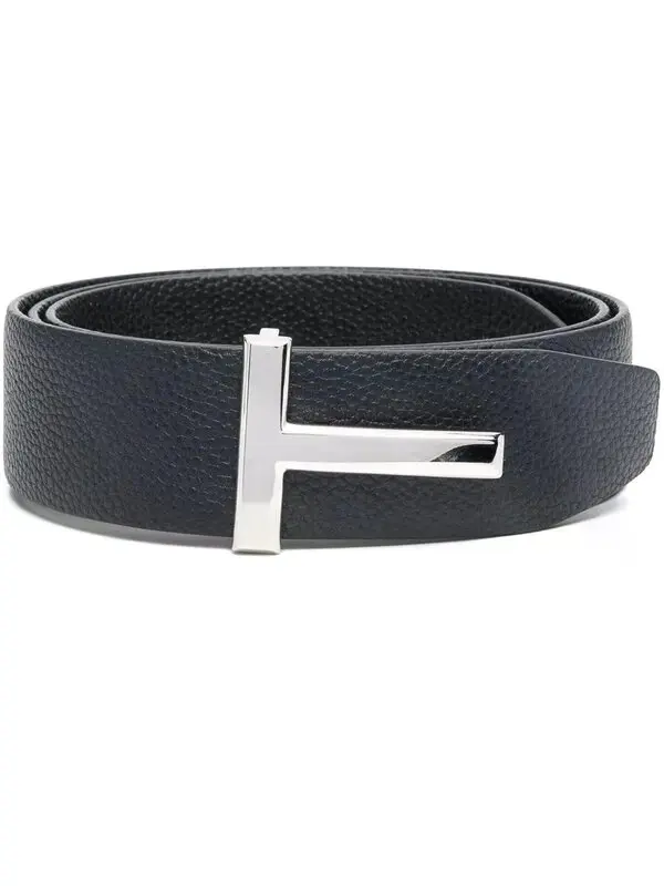 TOM FORD Reversible Logo Belt - Blue