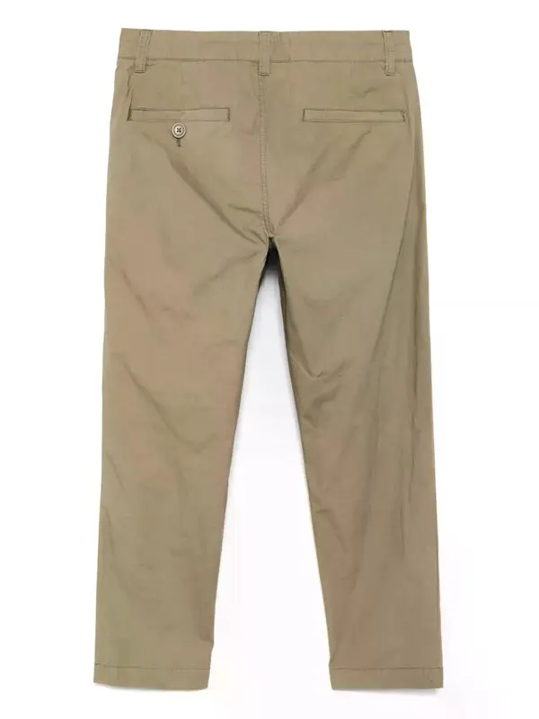 Izzue Logo-embroidered Trousers - Neutrals