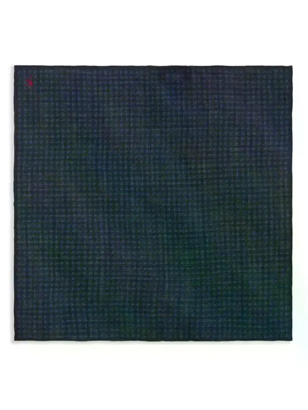 Isaia Check-print Scarf