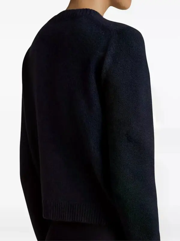 Khaite Cashmere Crew Neck Sweater