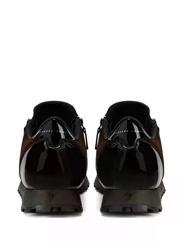 GIUSEPPE ZANOTTI Ilde Run Double-zip Low-top Sneakers - Brown