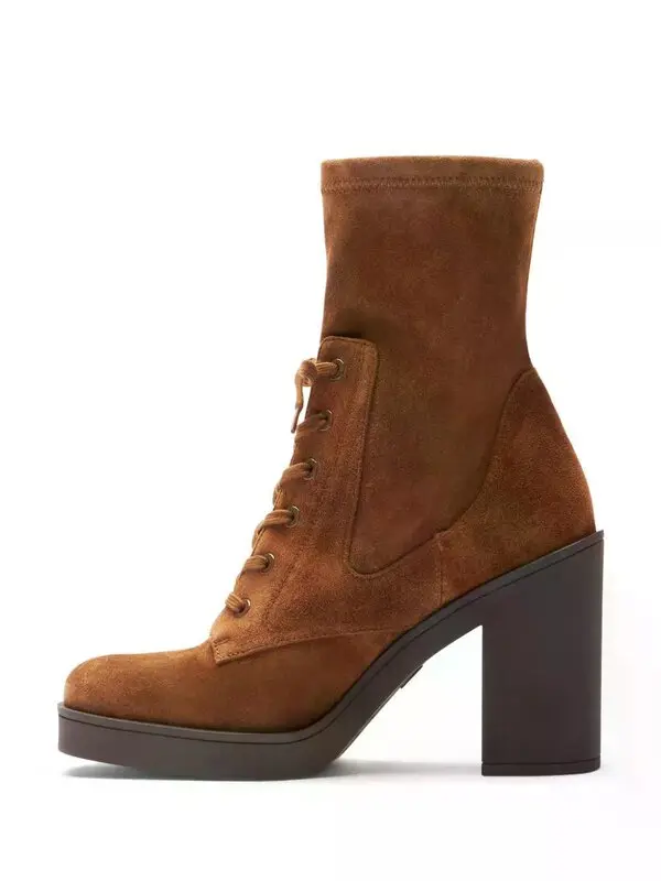 STUART WEITZMAN 80mm Everitt Lace-up Boots