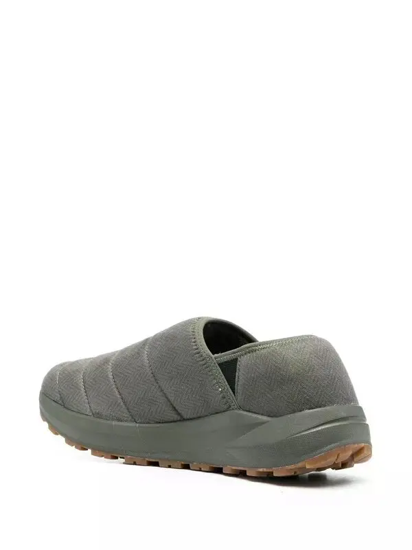 Rossignol Chalet Acinus Leaf Quilted Slippers - Green