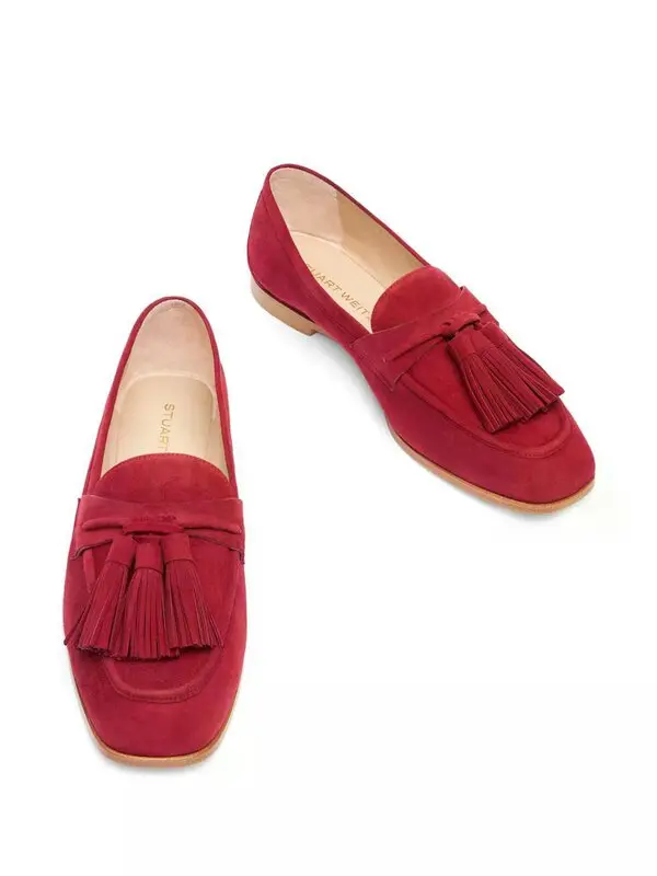 STUART WEITZMAN Lindi Loafers - Red