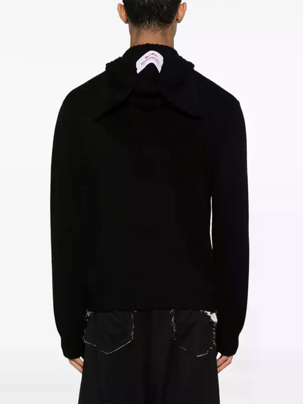 CHARLES JEFFREY Fluffy Ears Balaclava Sweater