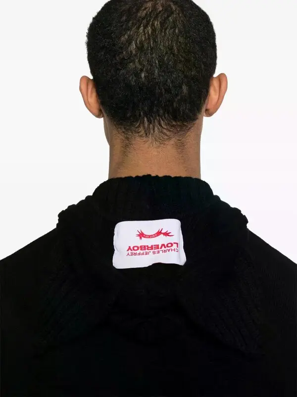 CHARLES JEFFREY Fluffy Ears Balaclava Sweater