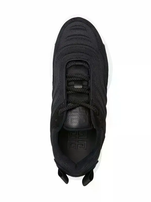 Givenchy Chunky Lace-up Low-top Sneakers - Black