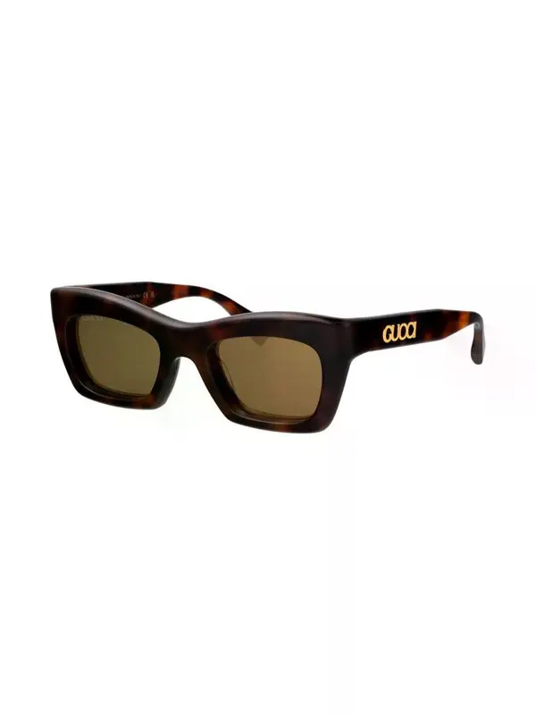 Gucci Logo-lettering Sunglasses