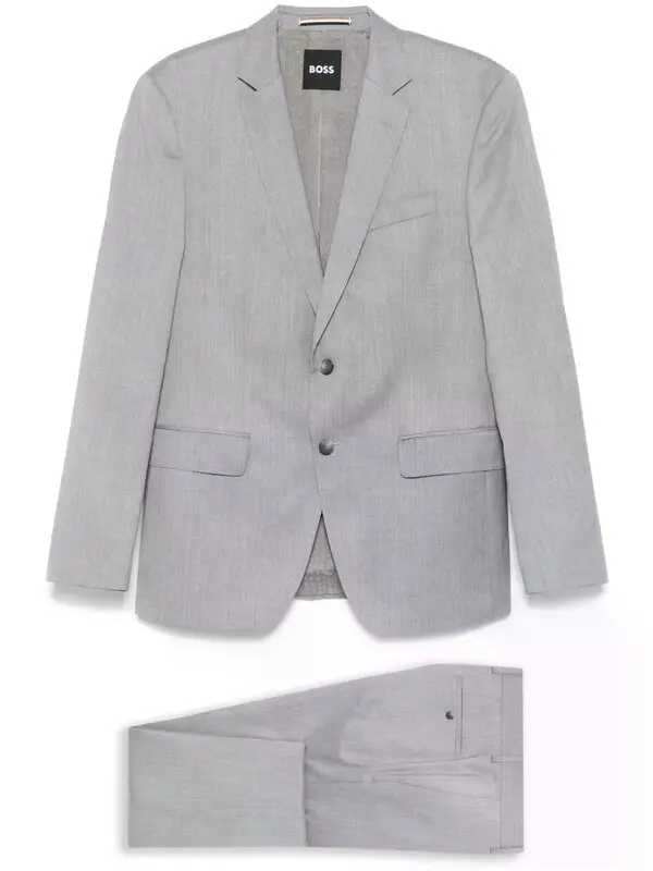 BOSS Virgin Wool Suit - Grey