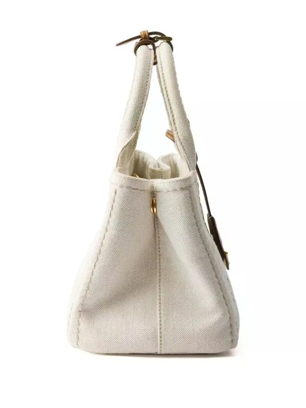 Prada Small Jardinière Tote Bag - Neutrals