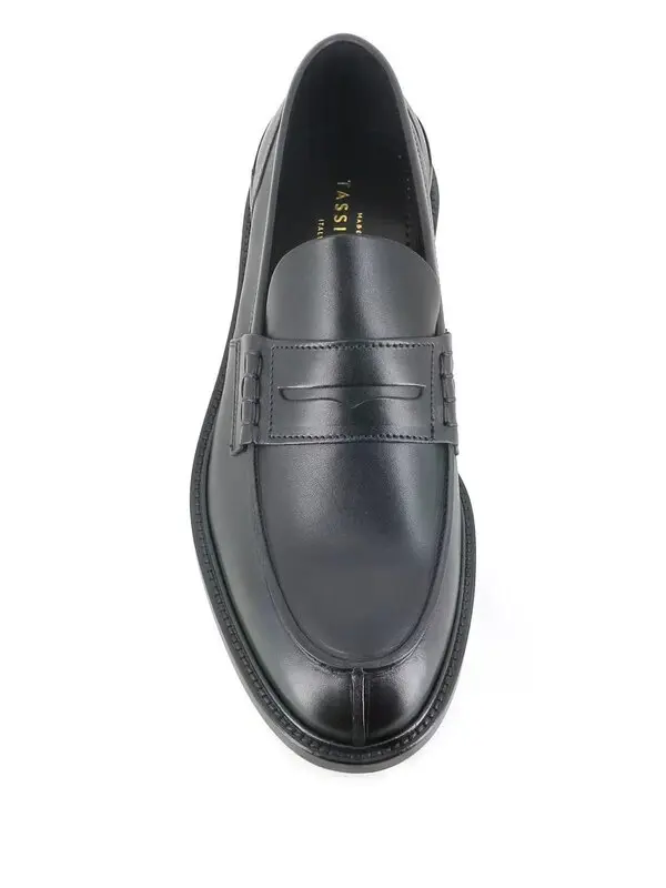 TASSINARI Leather Penny Loafers