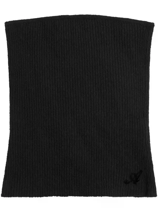Axel Arigato Dime Strapless Rib-knit Top