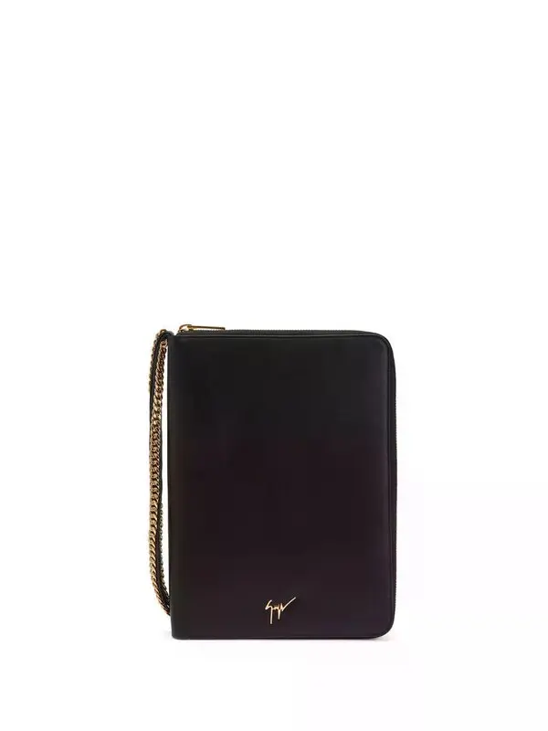 GIUSEPPE ZANOTTI Aymeric Chain-strap Tablet Case - Black