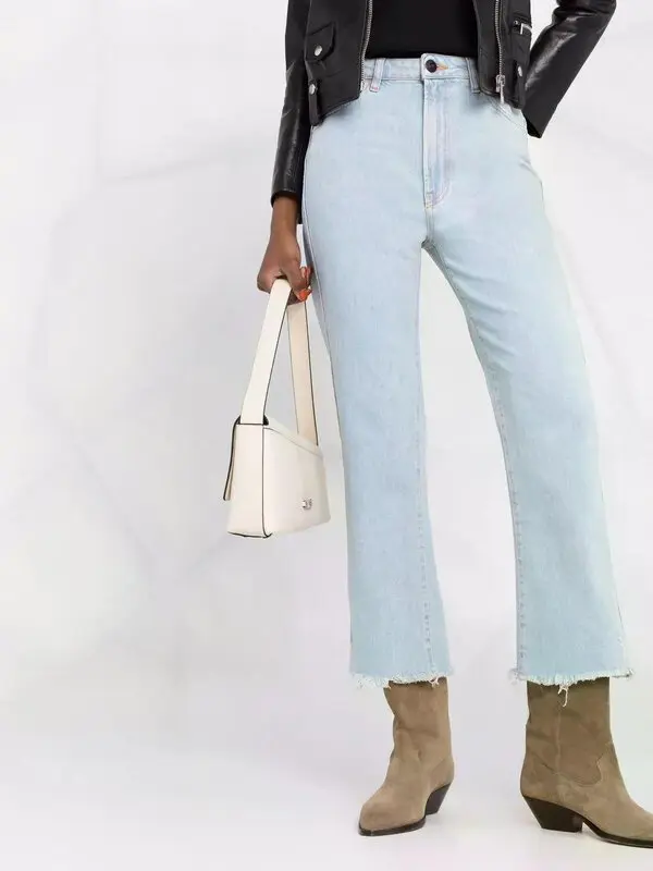 3x1 Emma Cropped Flared Jeans