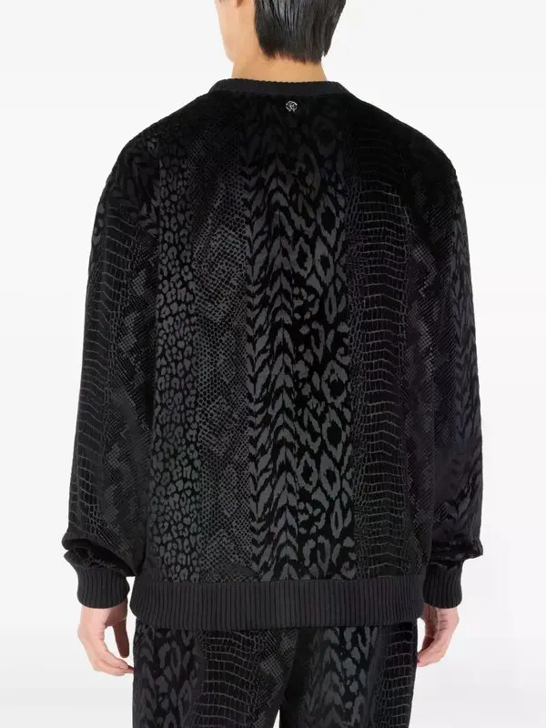 Roberto Cavalli Printed Cotton Jumper
