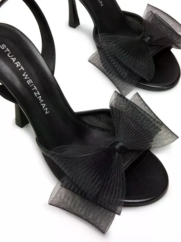 STUART WEITZMAN 100mm Blushing Bow Sandals