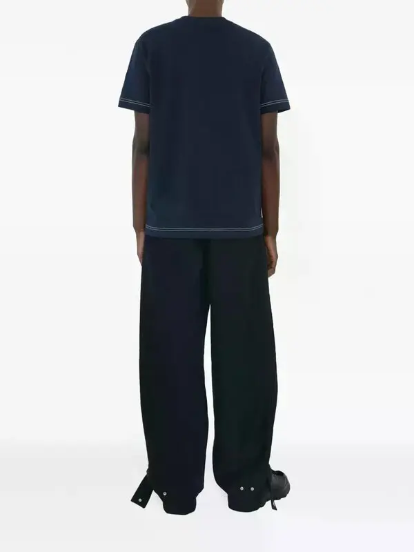 Burberry Contrast-stitching Cotton T-shirt