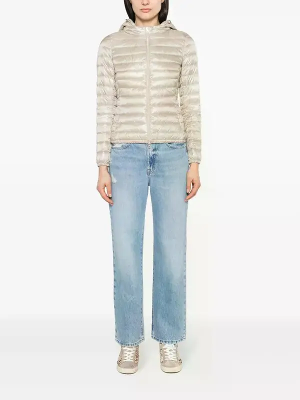 Herno Angela Quilted Puffer Jacket - Neutrals