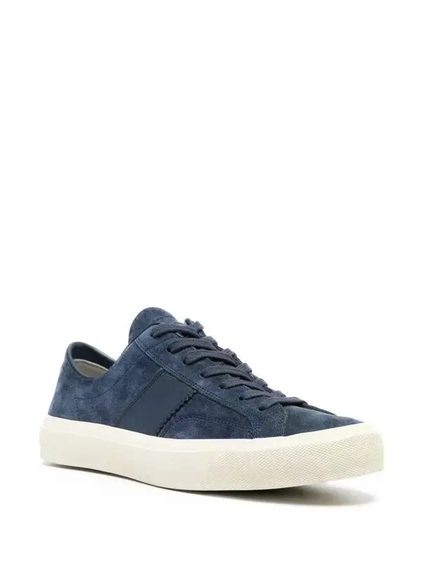 TOM FORD Cambridge Logo-patch Sneakers - Blue